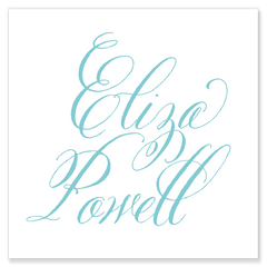 Eliza Script Calling Card – Gilm Press